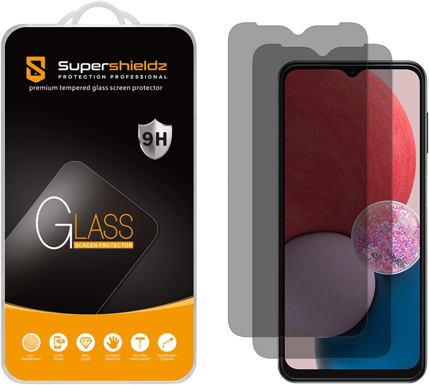 Amazon.com: Supershieldz (2 Pack) (Privacy) Anti Spy Screen Protector ...