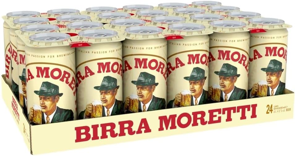 BIRRA MORETTI LAGER BEER 440ML CANS (24) : Amazon.co.uk: Grocery
