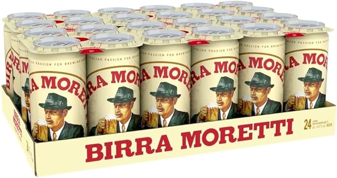 BIRRA MORETTI LAGER BEER 440ML CANS (24) : Amazon.co.uk: Grocery