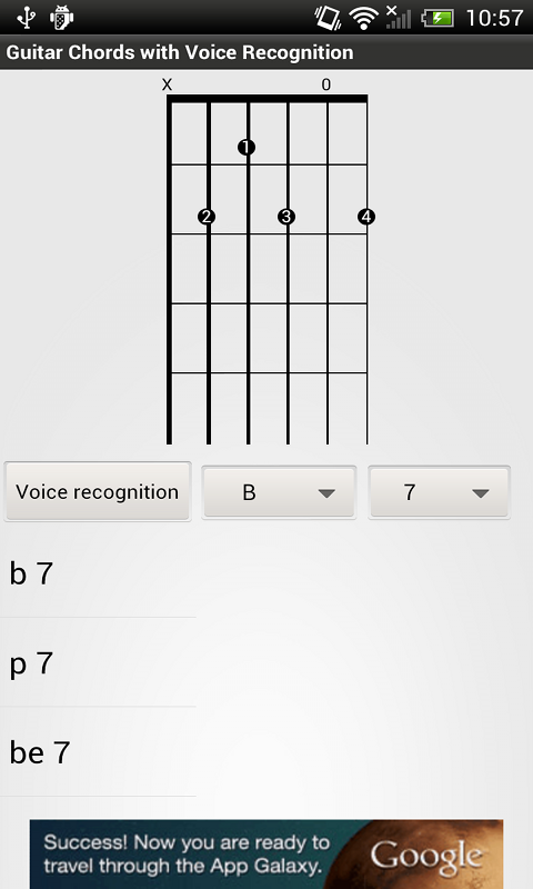 Guitar chords- voice recognition - App on Amazon Appstore
