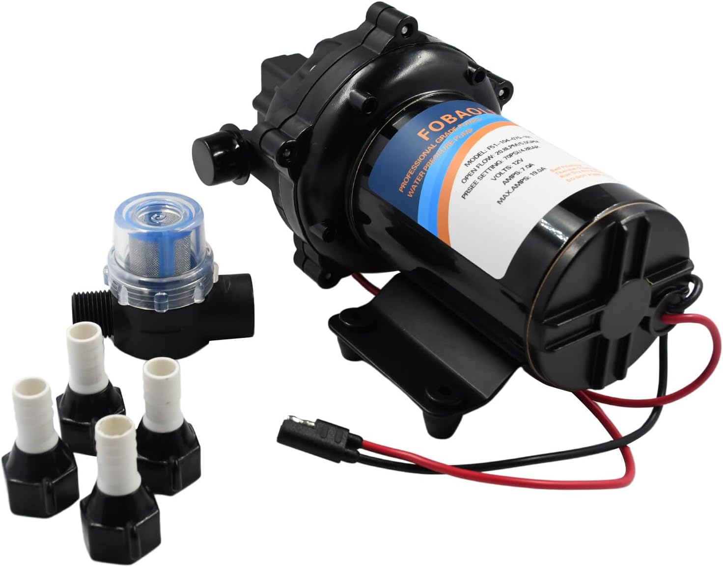 Amazon.com: Jiayicity EF5500 EF5500-BOX EF5500BOX 5.5 GPM 12V Diaphragm ...