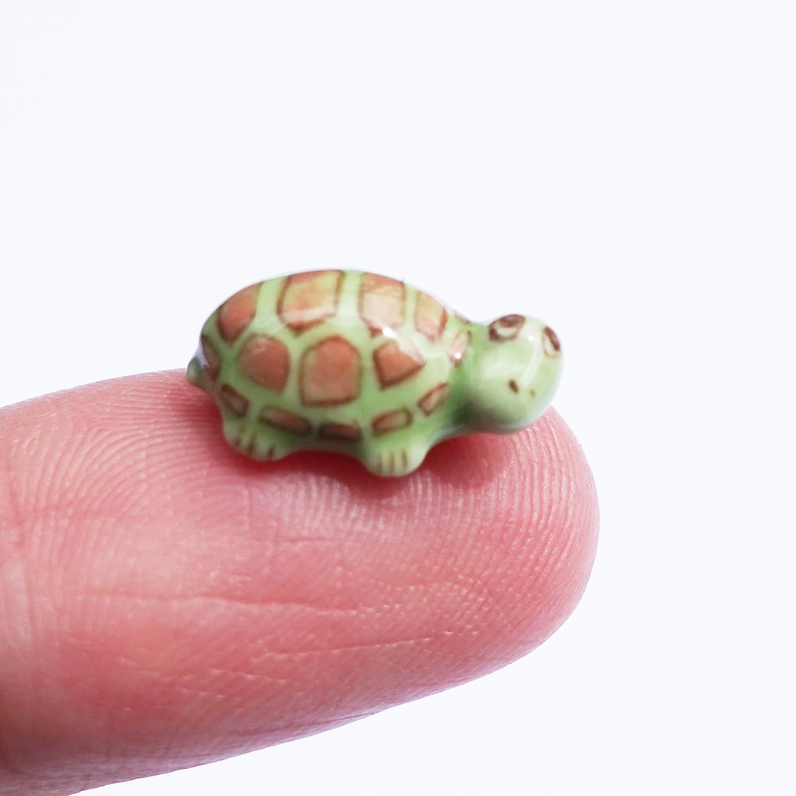 Amazon.com: SSJSHOP Turtle Micro Tiny Dollhouse Figurines Ceramic Hand ...