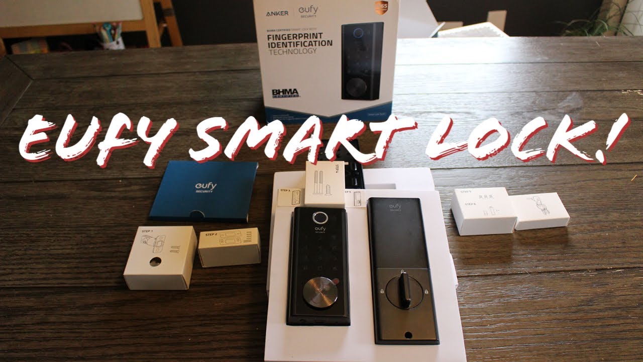Watch Eufy Fingerprint door lock unboxing & installation on Amazon Live
