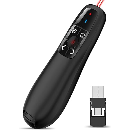 Amazon.com: Wireless Presenter Remote Presentation Clicker: USB Type C ...
