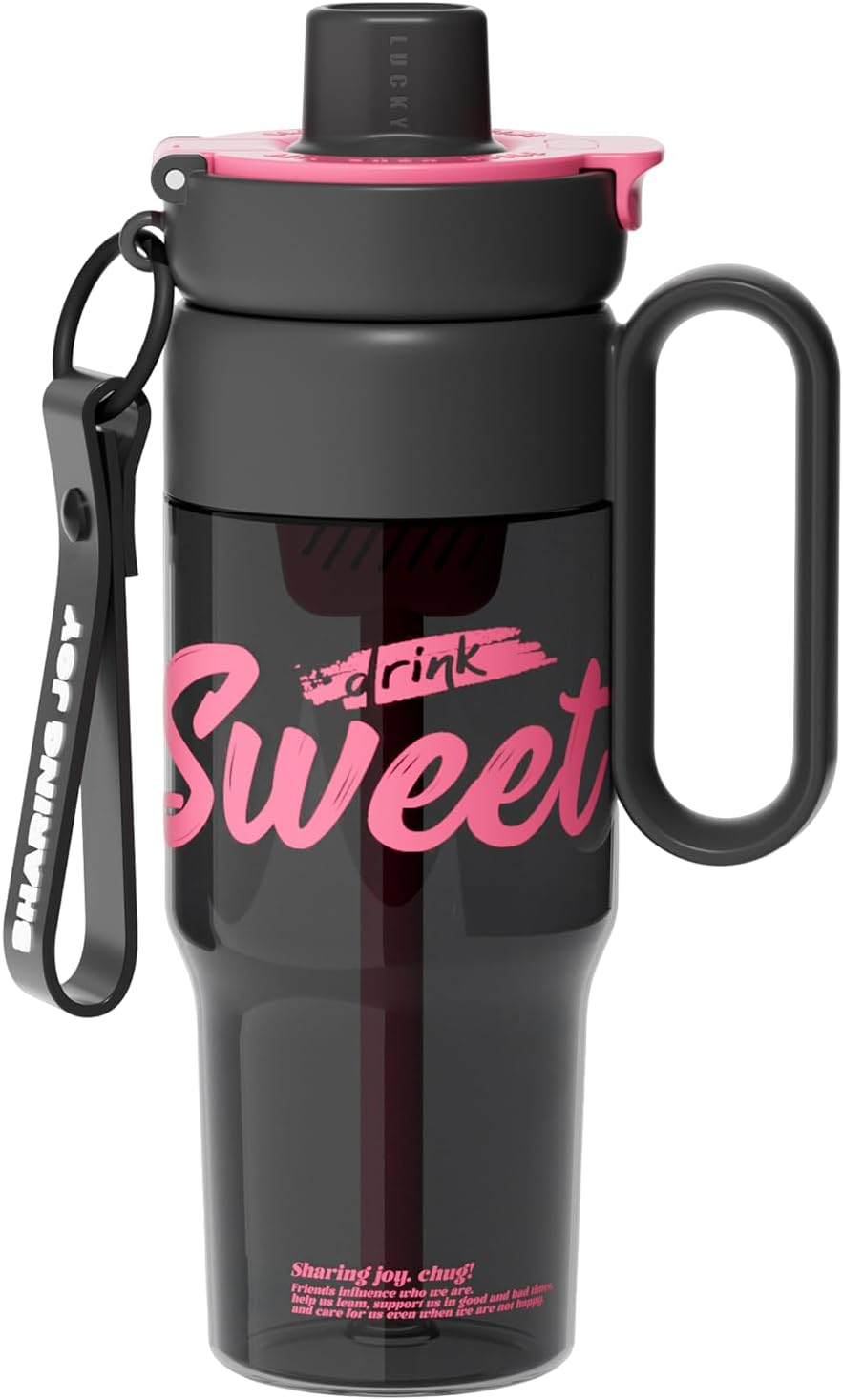 Amazon.com | 30oz Tumbler with Handle and Straw Lid-Made with Tritan ...