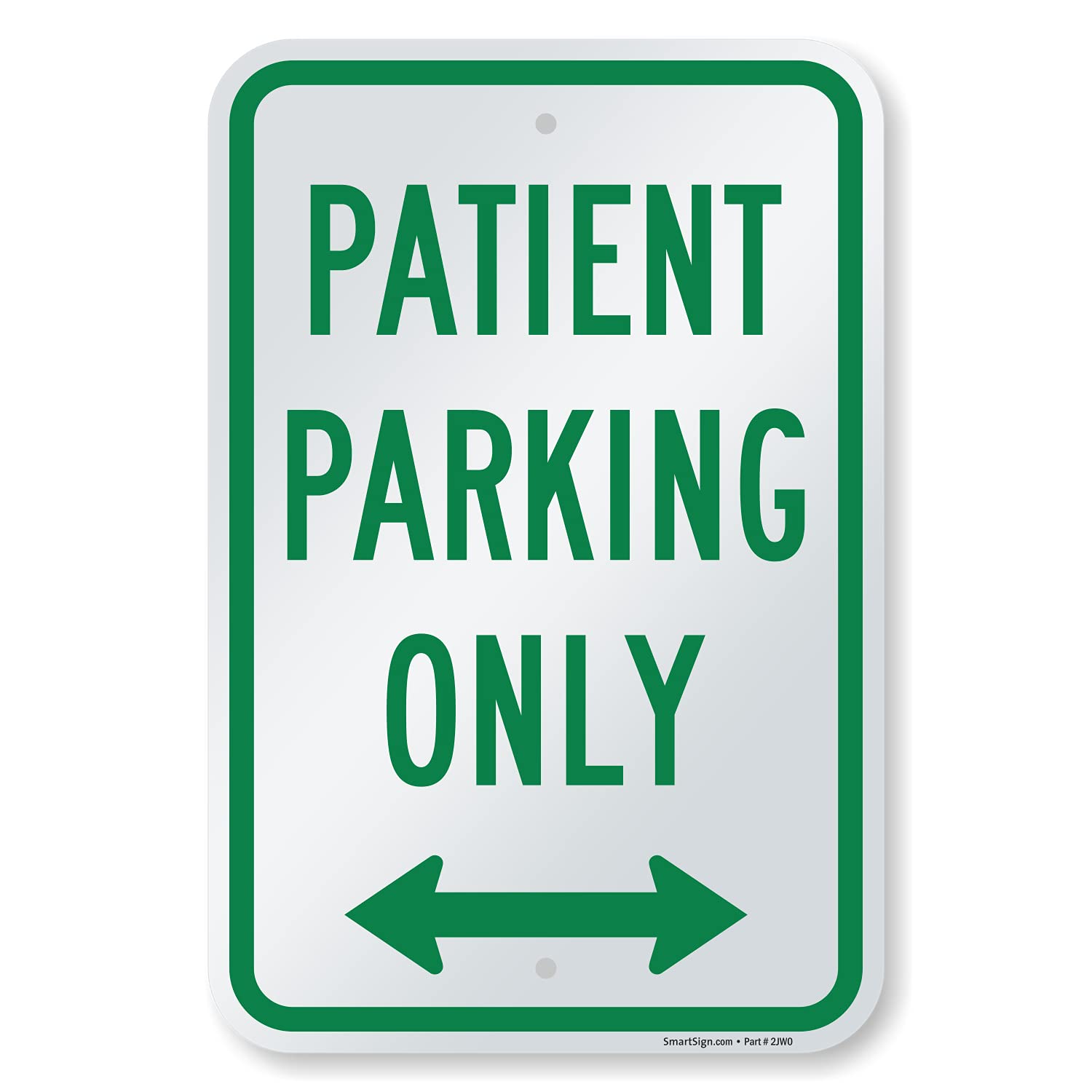 Amazon.com: SmartSign 18 x 12 inch “Patient Parking Only” Metal Sign ...