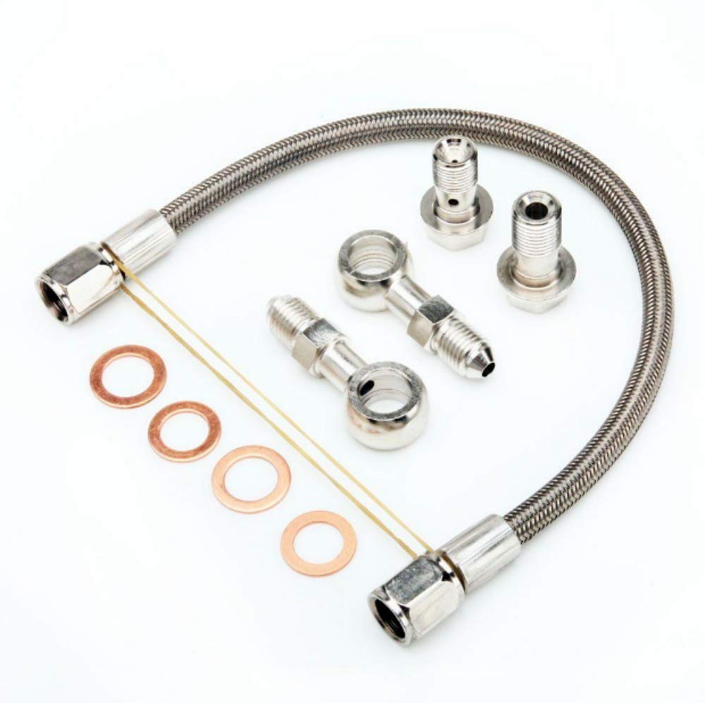 Amazon.com: Kinugawa Turbo Oil Return Line Kit Compatible with ...