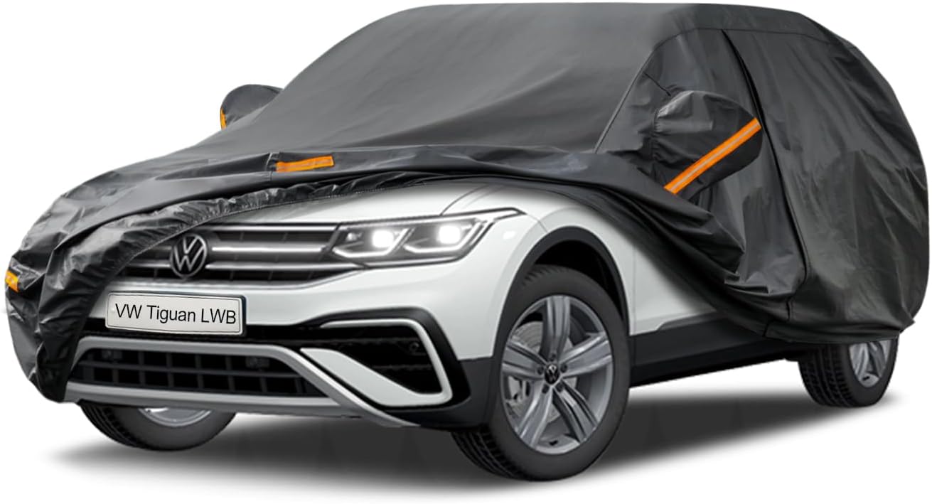 Amazon.com: Kayme 7 Layers SUV Car Cover Custom Fit for VW Tiguan LWB ...