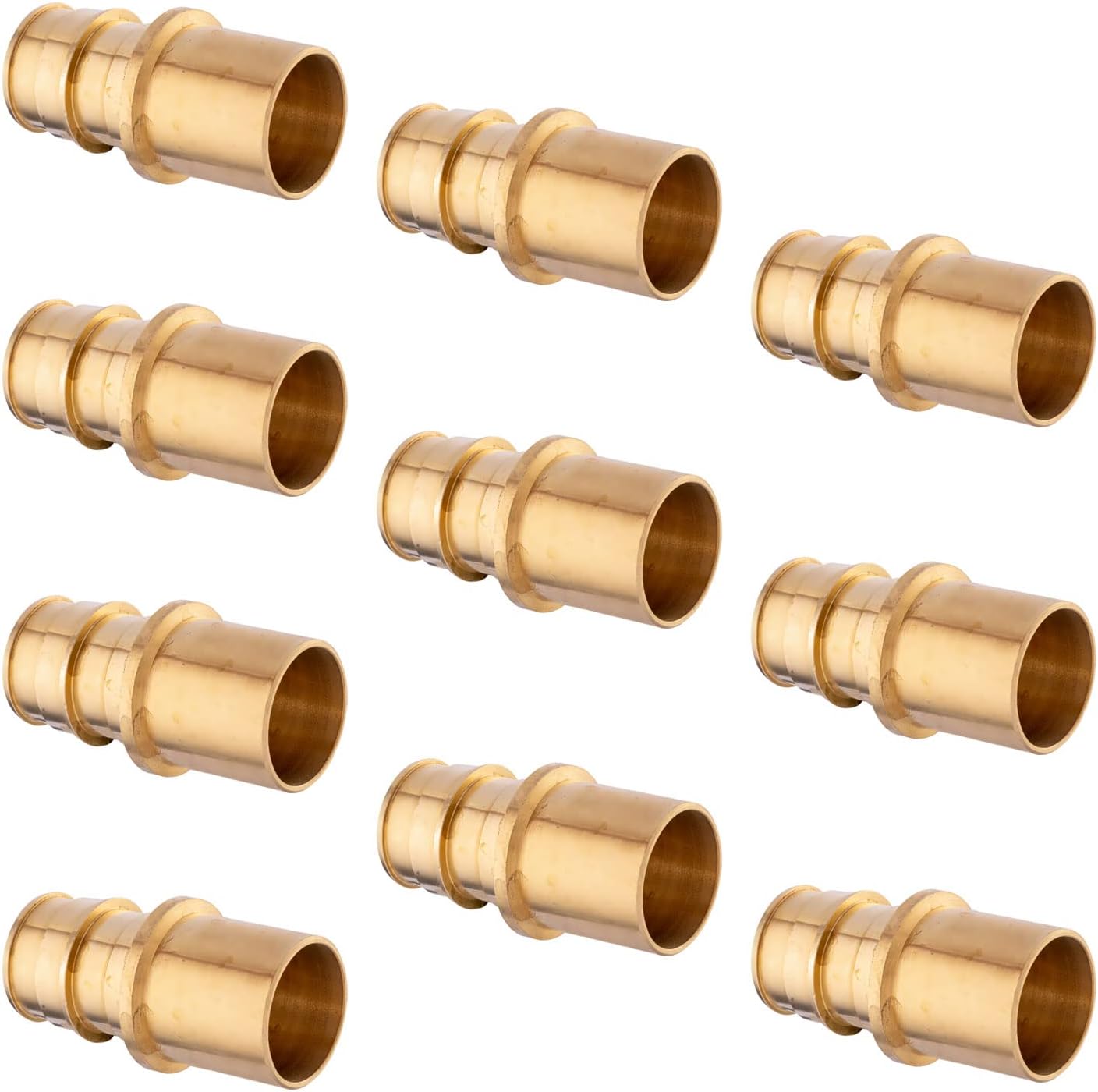 Amazon.com: (Pack of 10) EFIELD Pex A Full Flow Expansion Brass Fitting ...