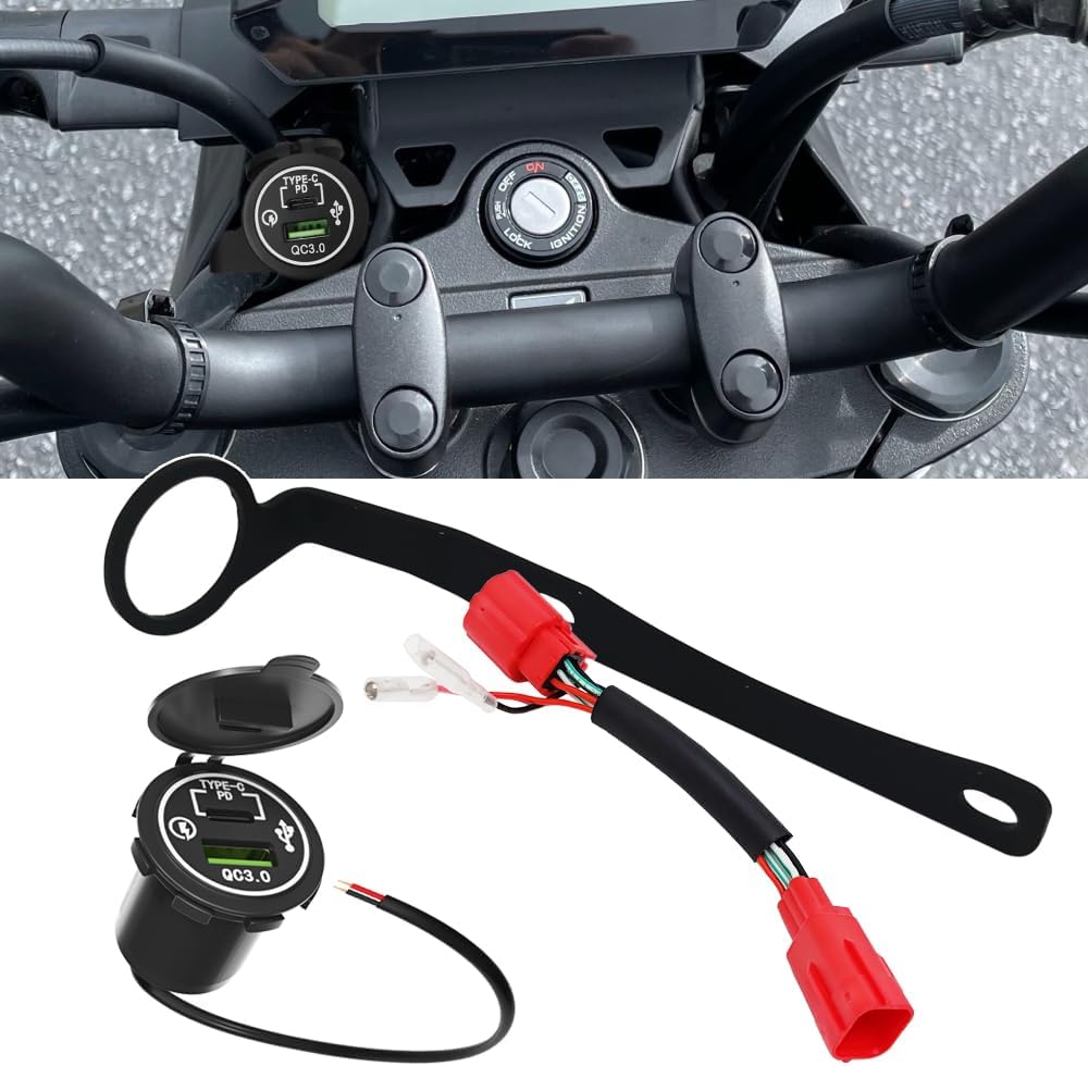 Amazon.com: Accessory Kit w/Harness Compatible with Honda GROM 125 ...