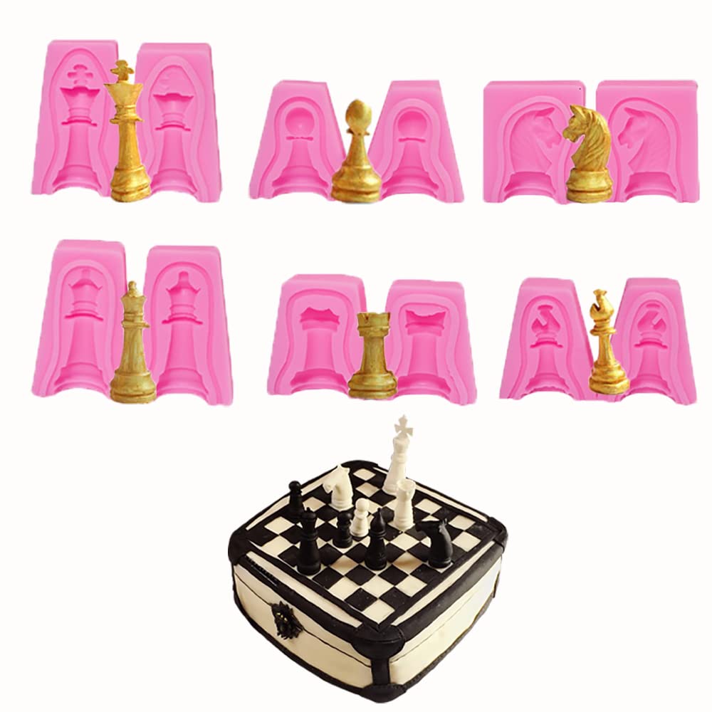 Amazon.com: Guratapa 3D International Chess Piece King Rook Queen Pawn ...