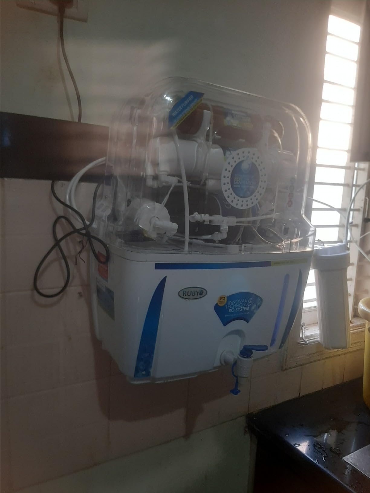 Ruby Water Purifier Ro+Uv+Uf+Tds Controller 12 Stage White & Blue, Pack ...