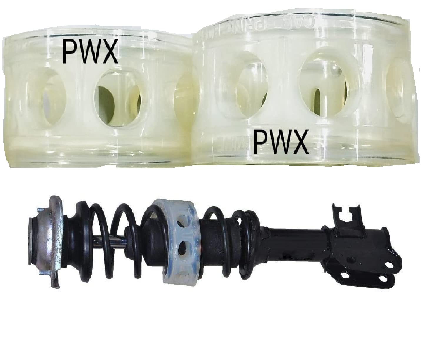 PWX Swift Ritz Astar Suspension TPU Coil Spring Buffer For Increasing ...