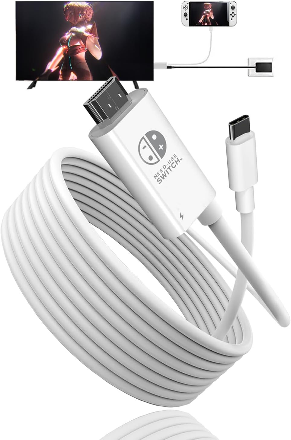 Amazon.co.jp: Switch ドック 純正直接にTV出力Hdmi Type-Cスイッチ4K&1080解像度/HDMI変換/type ...