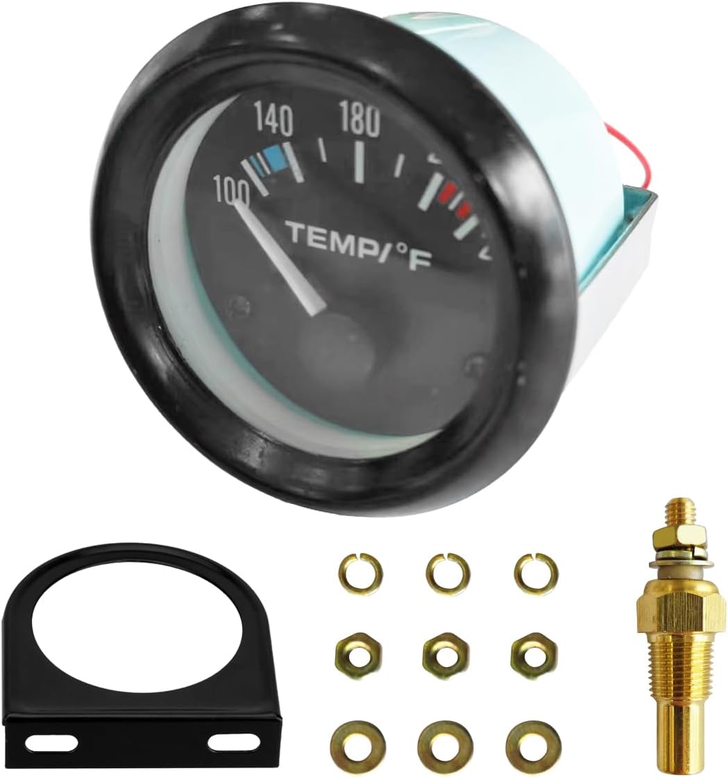 Amazon.com: 2" 52mm DC12V Car Water Temperature Gauge, 100-250℉ Water ...
