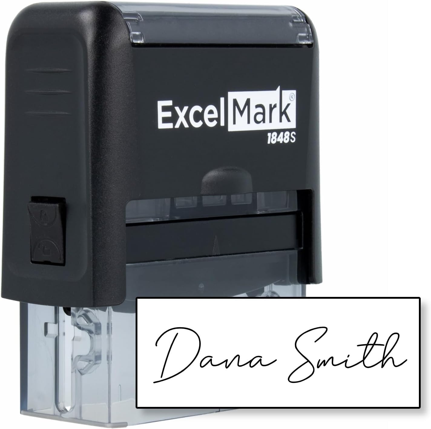 Amazon.com : ExcelMark Customized Name Stamper - Personalized Stamps ...
