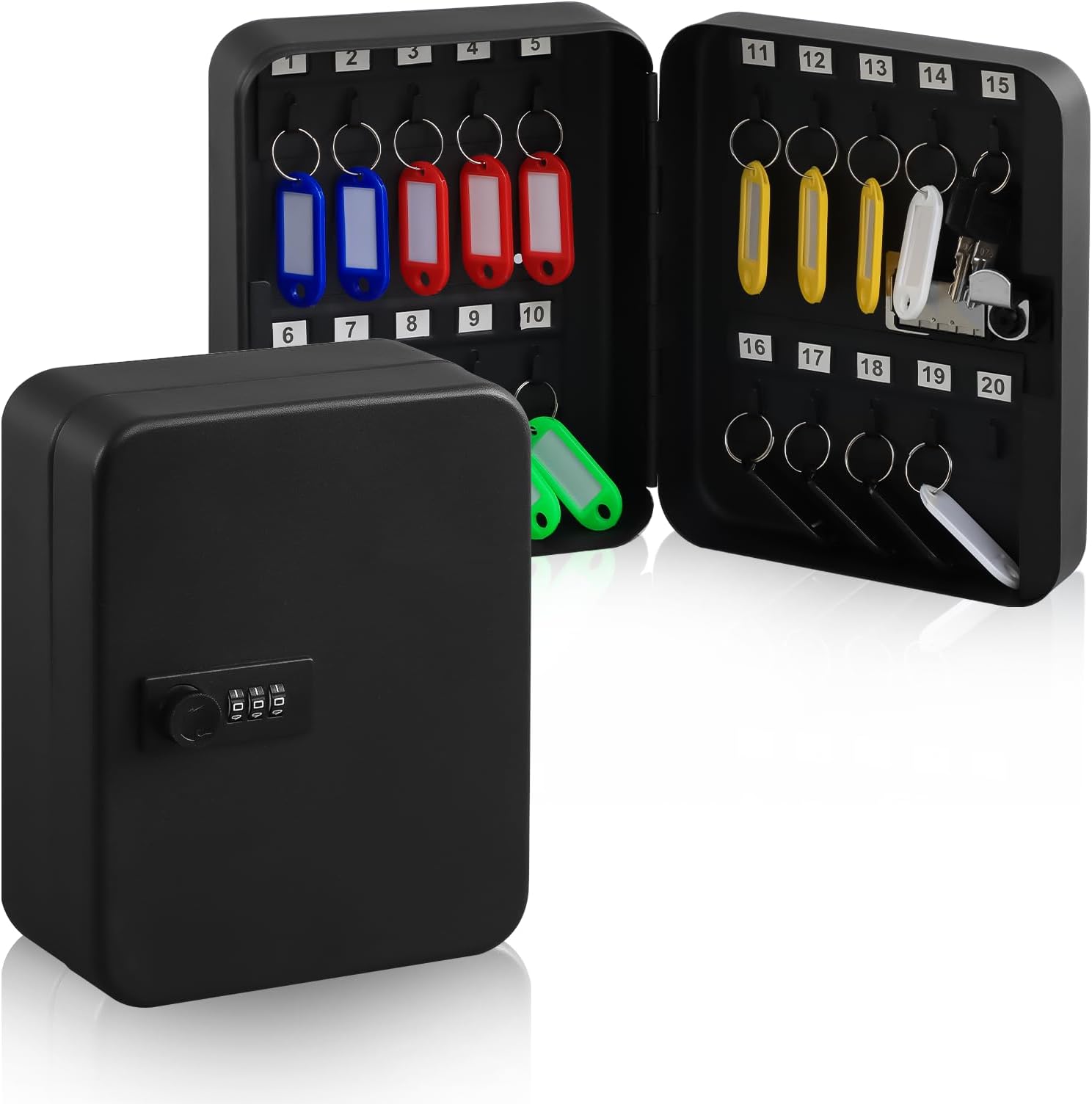 Amazon.com: Onwillbox Key Lock Box Wall Mounted with Combination Lock ...