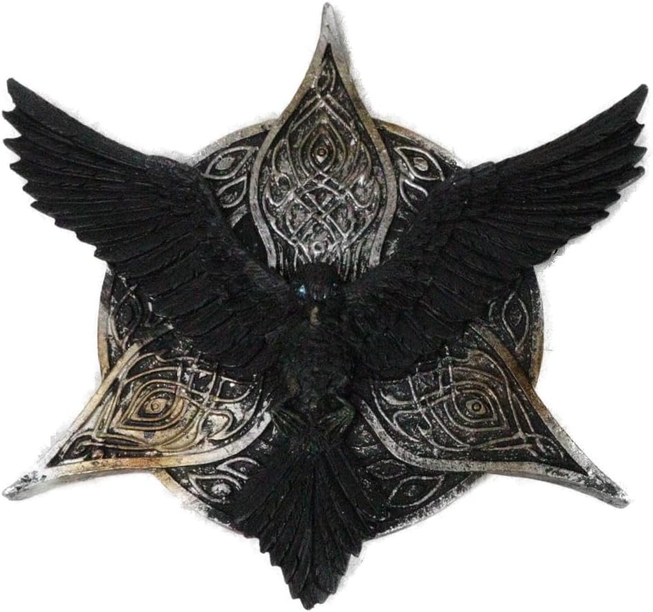 Amazon.com: Ebros Gift Norse Viking Daunting Gothic Raven Crow with ...
