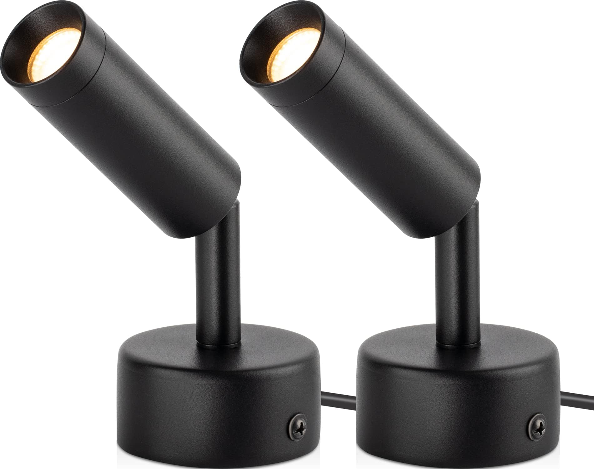 URTOM 2 Pack Indoor Spotlight LED Up Lights for Plant 120V Floor Spot ...