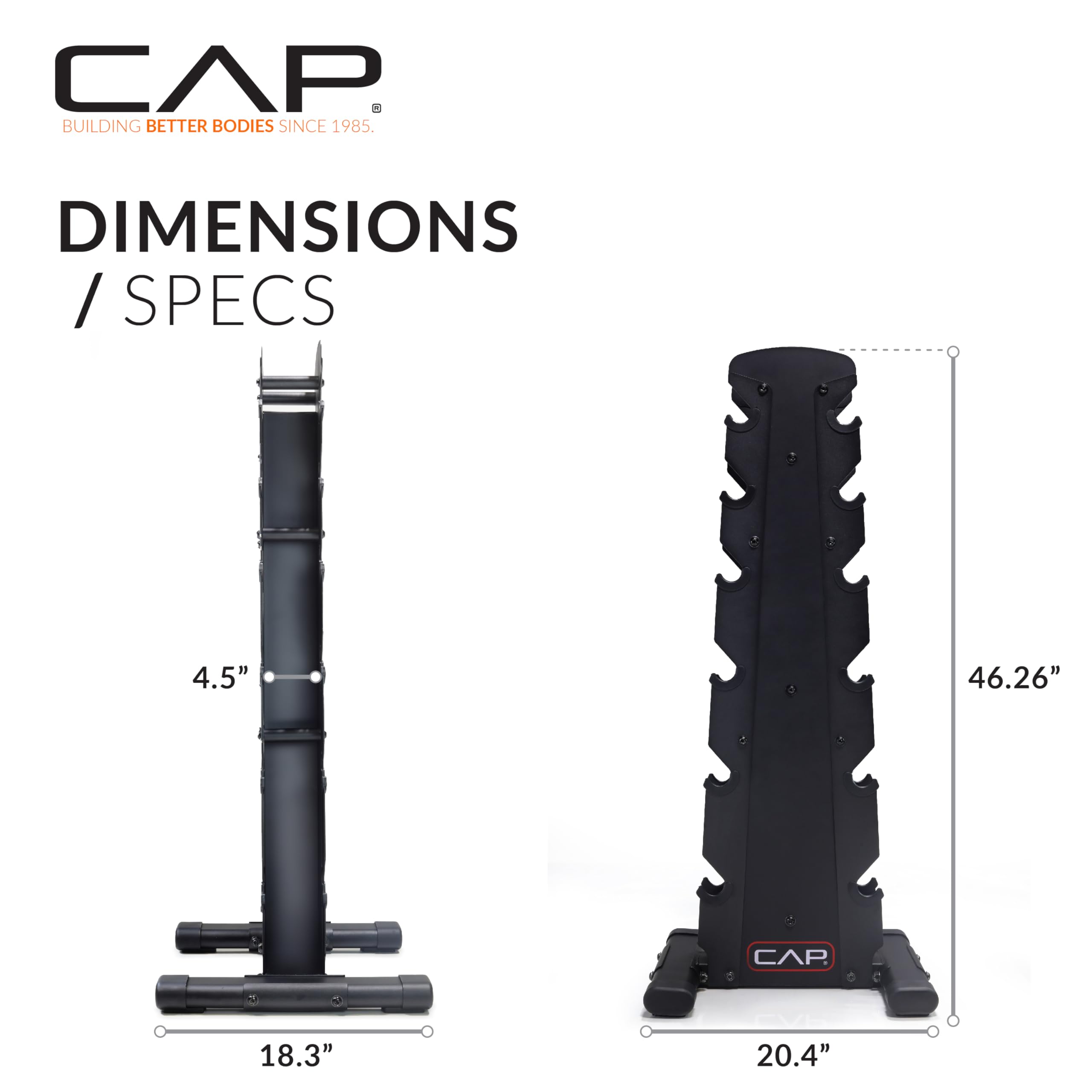 Snapklik.com : CAP Barbell 210 Lbs LB Coated Hex Dumbbell Weight Set