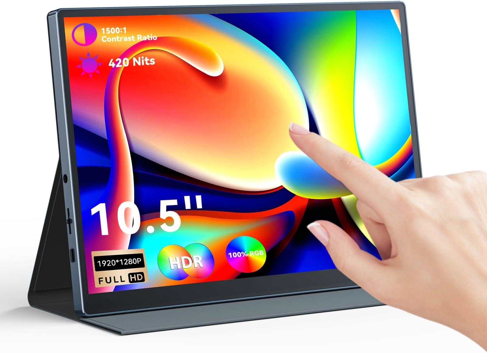 Amazon.com: Eyoyo Portable Touchscreen Monitor, 10.5 inch 1920x1280P ...