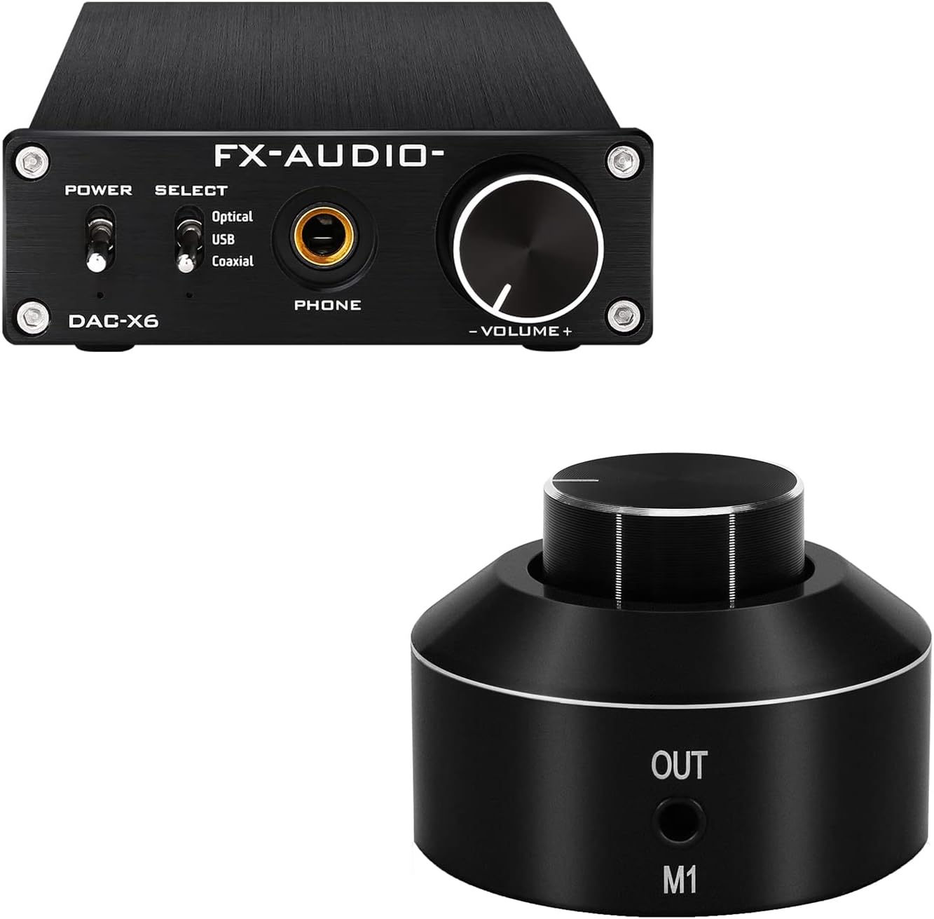 Amazon.com: FX-Audio DAC-X6 Headphone amp dac Combo + KGUSS Mini Active ...