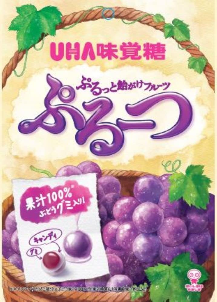 Amazon | 味覚糖 ぷるーつ 80g×6袋 | UHA味覚糖 | グミ 通販