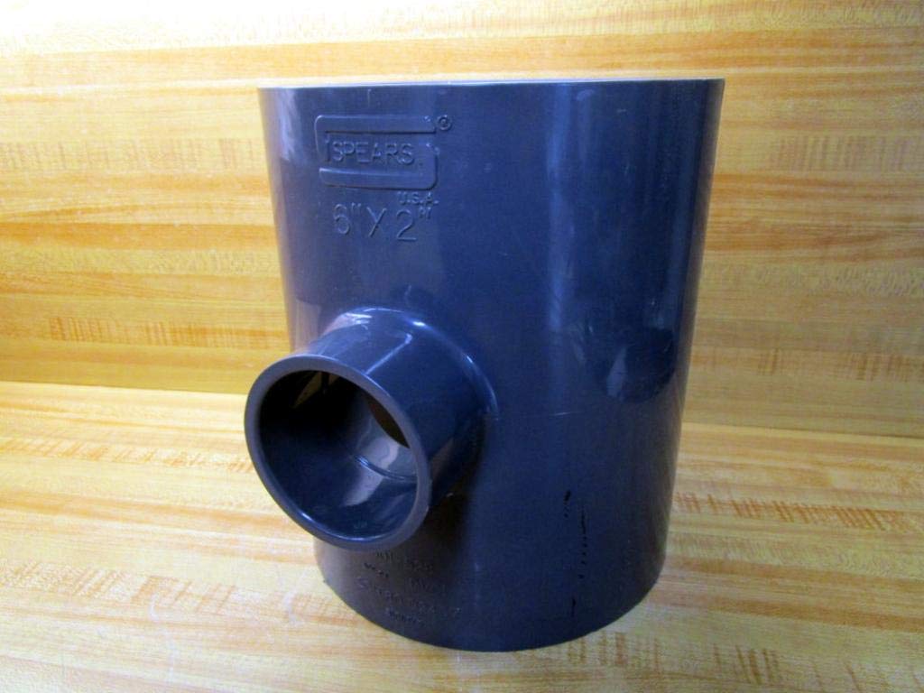 SPEARS 6X2 PVC RED TEE SOC SCH80: Industrial Pipe Fittings: Amazon.com ...