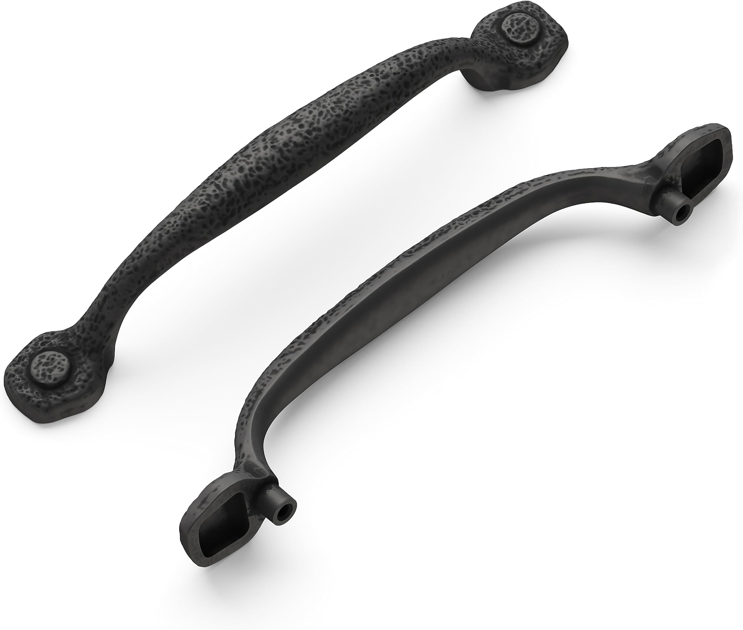 MNG Hardware 84664 Riverstone Pull, 5", Distressed Pewter, Oil Rubbed ...