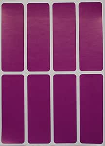 Amazon.com : Rectangular Labeling Sticker 3x1 inches (75mm x 25mm ...