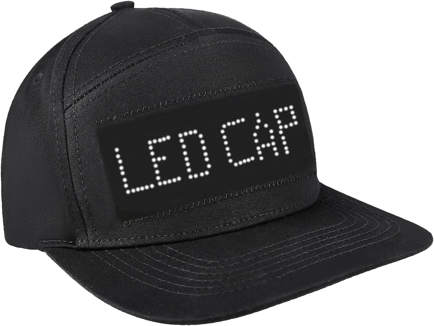 Amazon.com: ADBEN LED Hats LED Display Message Caps LED Light up ...