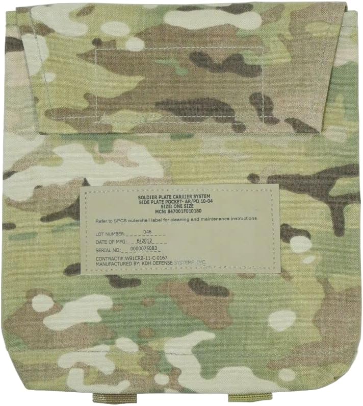 Amazon.co.jp: アメリカ軍 実物 放出品 SPCS サイドプレート ポケット マルチカム : ホビー