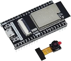 Amazon.com: New 2024 Esp32-Wrover Board with Camera Wi-Fi Bluetooth Ch340C Driver (Compatible ...