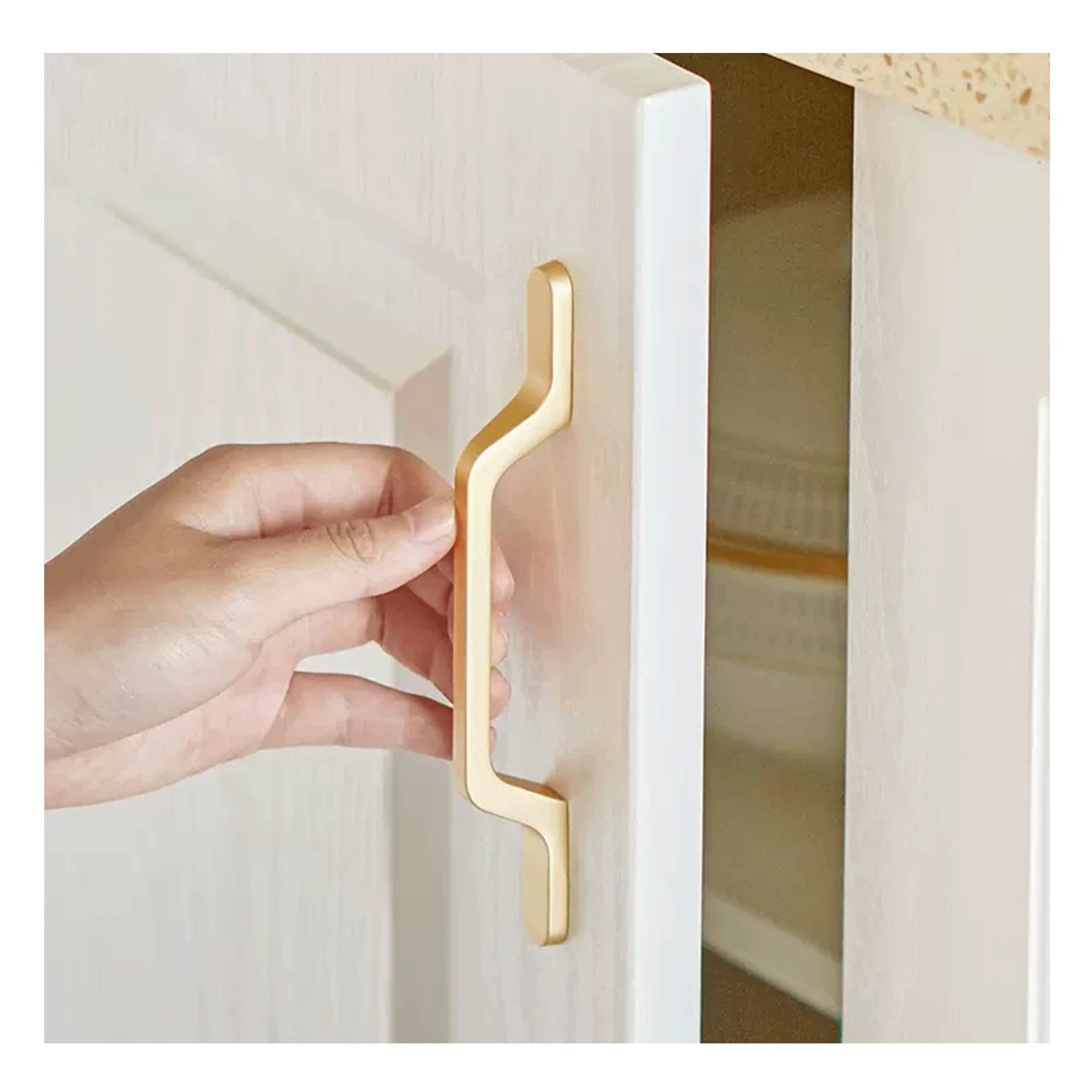 6pcs Manijas Para Cajones, Agarraderas Para Cajones De Cocina Doradas ...