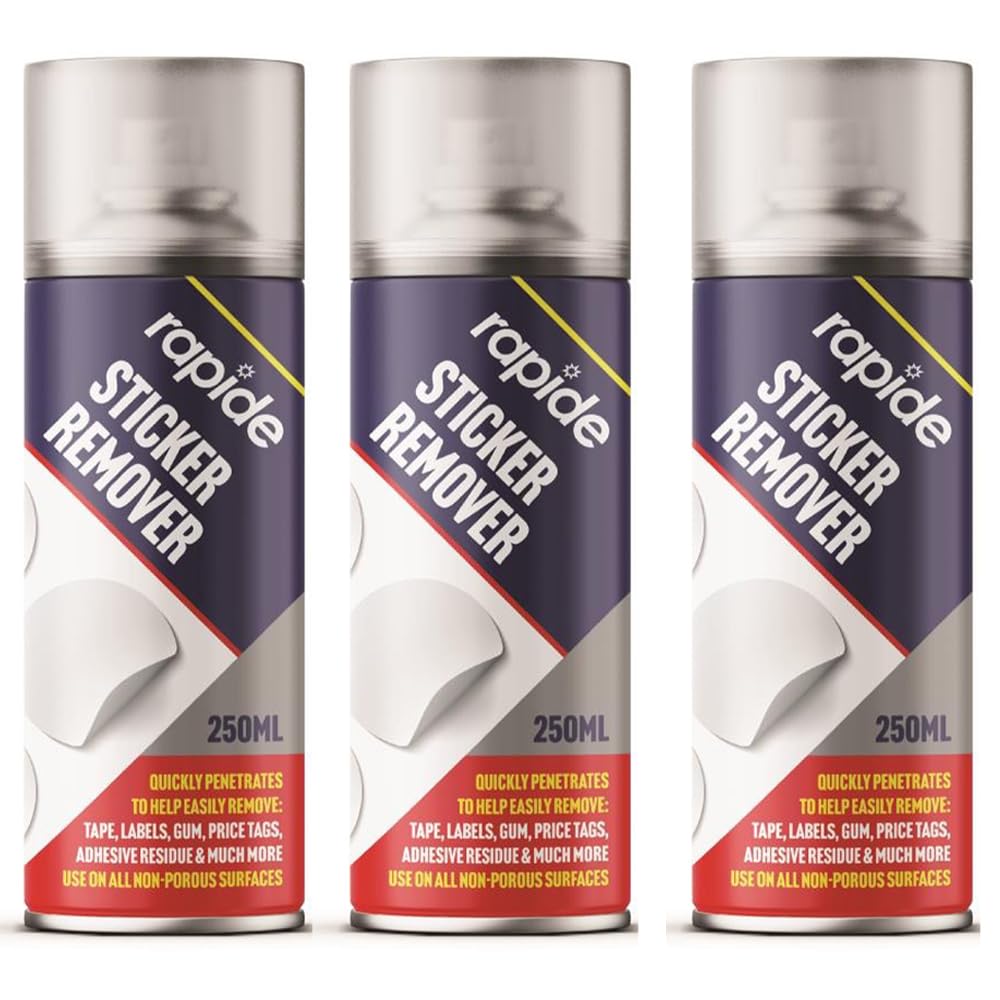 Q&H 250ML Sticker Gum & Goo Remover Spray - Effective Label Cleaner ...