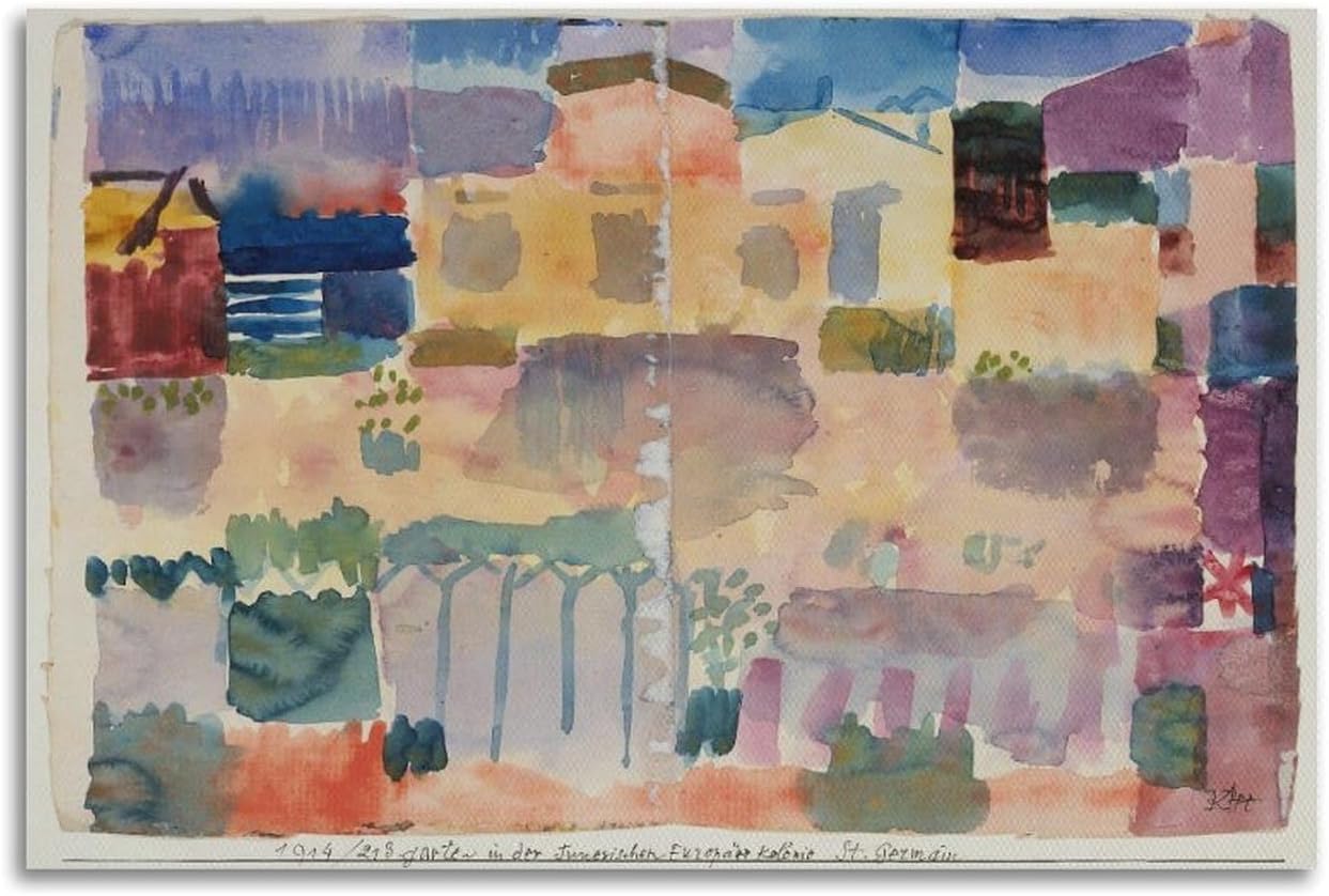 Garden in St. Germain, The European Quarter Near Tunis by Pauld Kleet ...
