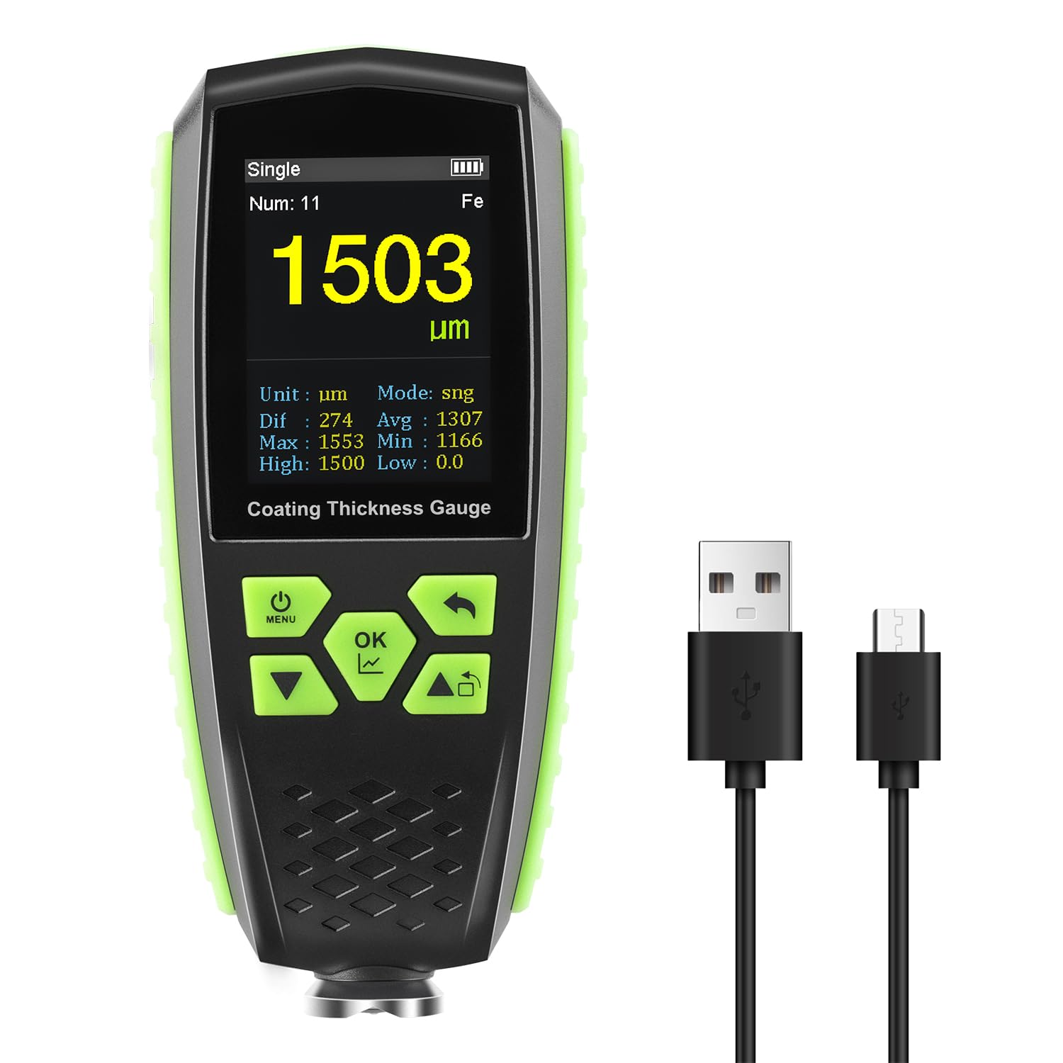 Buy Professional Paint Thickness Gauge, Digital Coating Thickness Gauge ...