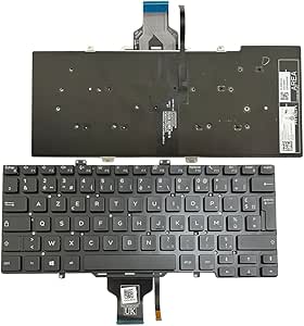 Zahara 0vthgh Backlit German Keyboard FR Keyboard Laptop for Dell ...