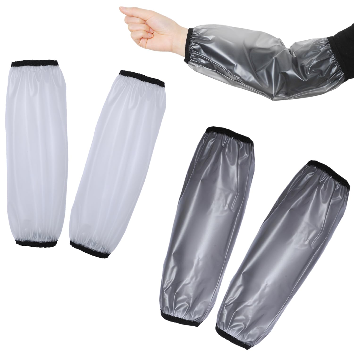 Amazon.com: Yzurbu 2 Pairs TPU Arm Sleeves Covers, New Soft Waterproof ...