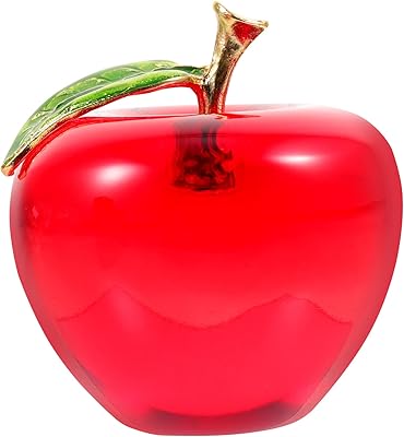 Amazon.com: Zerodeko Crystal Apple Statue Hanging Christmas Tree ...