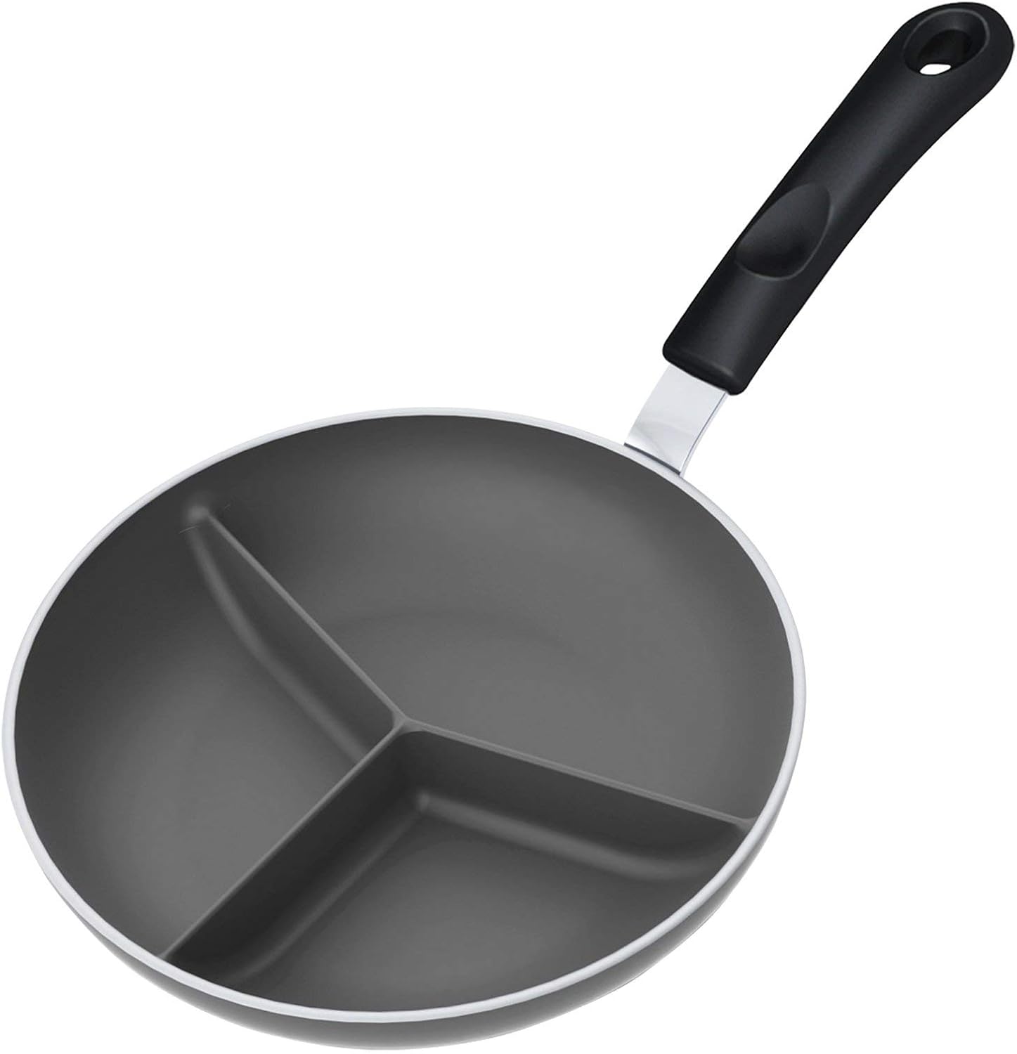 Amazon.com: Triple Divided Skillet - 12 Inch: Divided Frying Pan: Home ...