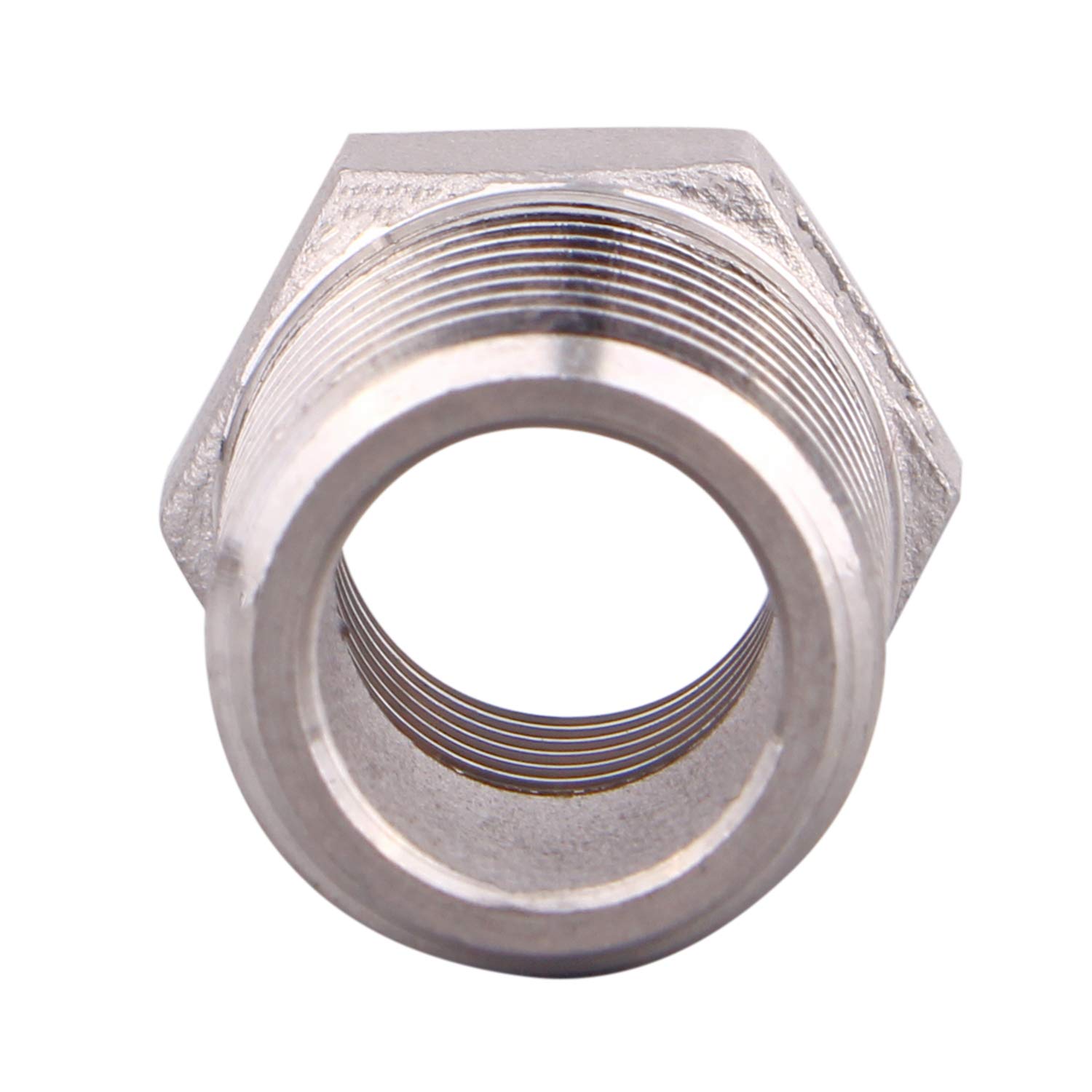 Snapklik.com : DERPIPE Stainless Steel Reducer Hex Flush Bushing, 3/8 ...