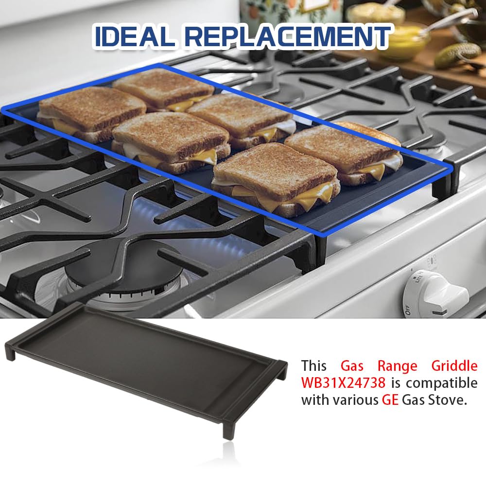 Snapklik.com : Upgraded WB31X24738 Gas Range Griddle, Griddle Plate ...