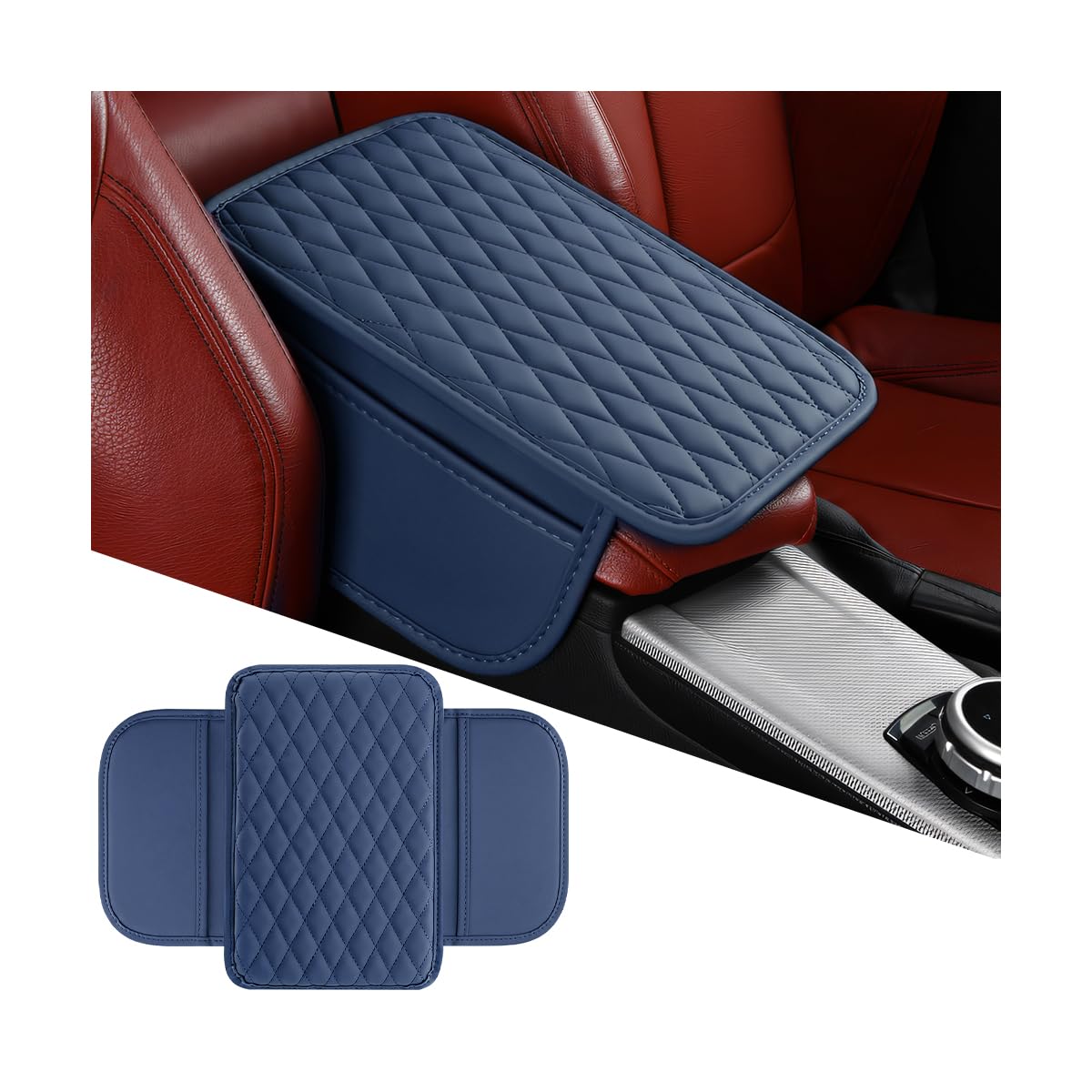 Amazon.com: Mandark Car Center Console Cover, Microfiber Leather ...