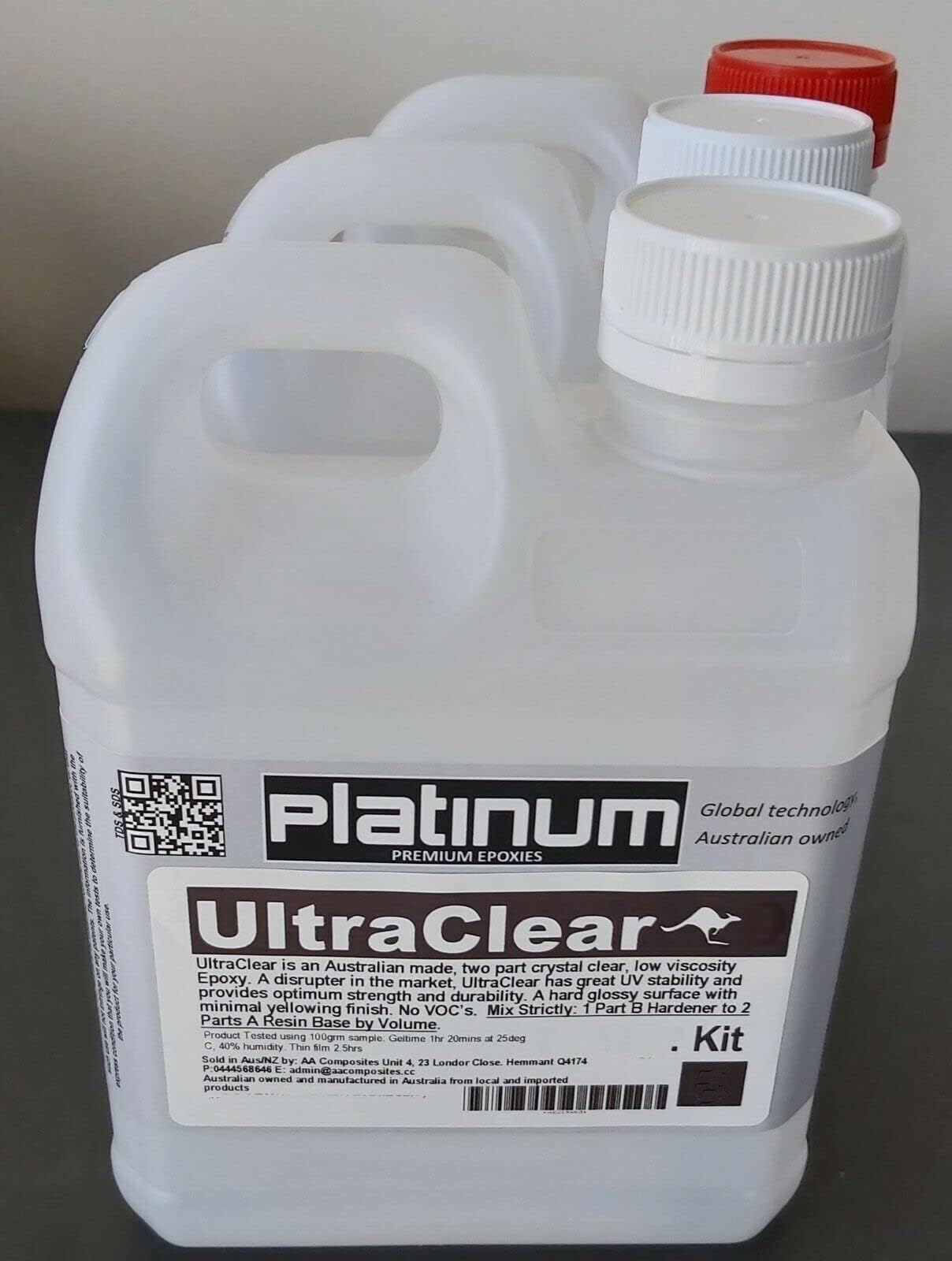 *New* PLATINUM Ultra Clear PRO EPOXY Resin 2:1 Casting 3 kg kit UV ...