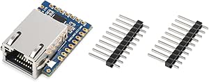 Waveshare TTL UART to Ethernet Mini Module, Immersion Gold Design, Low Power Consumption ...