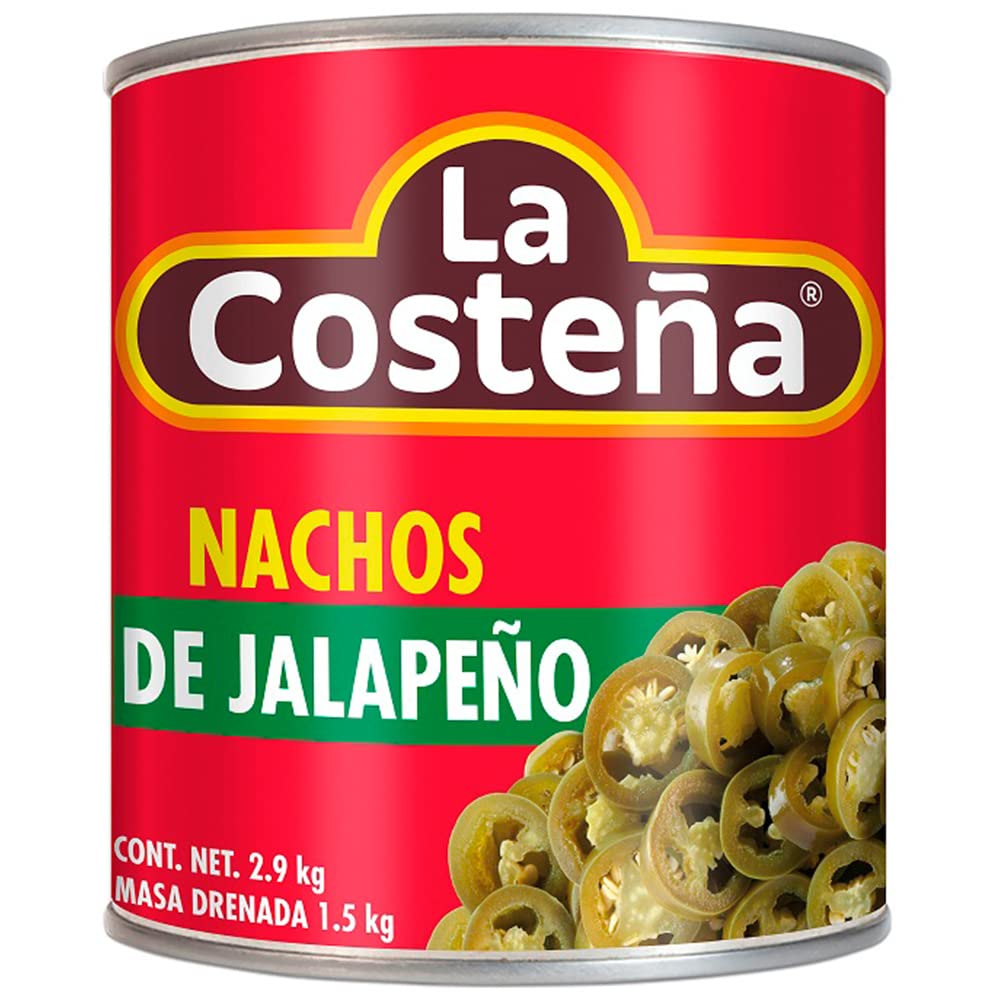 La Costena Jalapeno Nacho 2.8kg / Mexican Canned Jalapeno Slices For ...