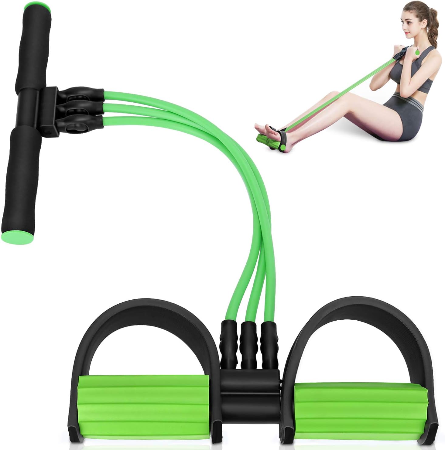 Borpein Multifunktionales Spannseil, Beintrainer, Sit-Up, Bodybuilding, Expander, elastisches ...