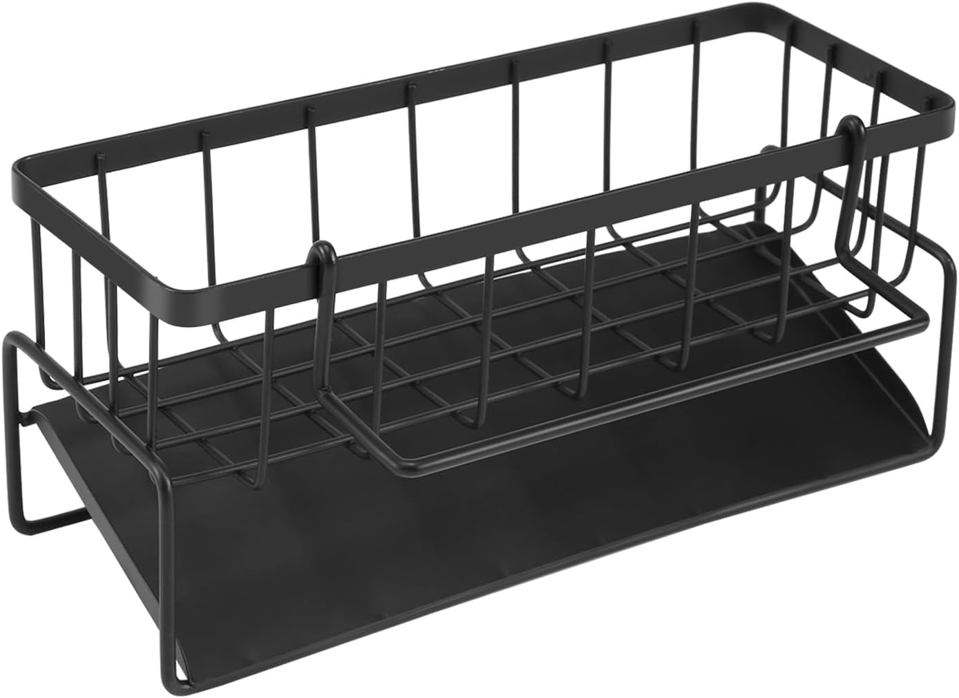 Nagoyuki Sink, Black Stainless Kitchen Sink Organizer with Slanted ...