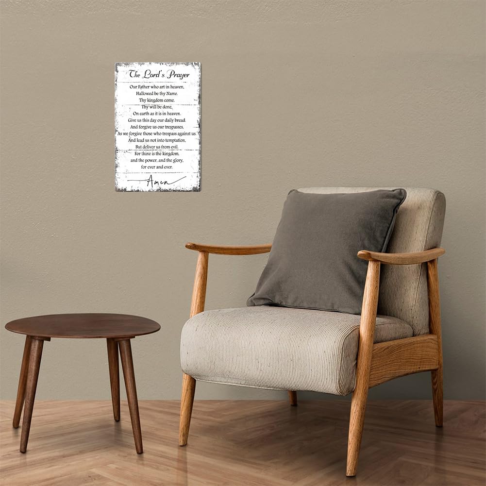 Snapklik.com : The Lords Prayer Wall Art Our Father Prayer Wall Decor ...